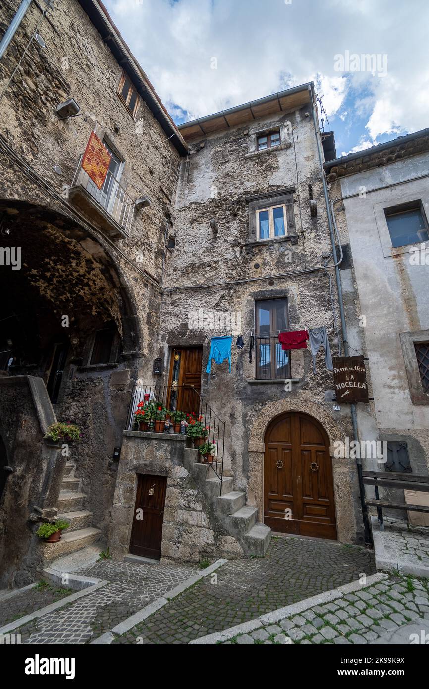 Italy heritage tourism in Abruzzo summer tour Stock Photo - Alamy