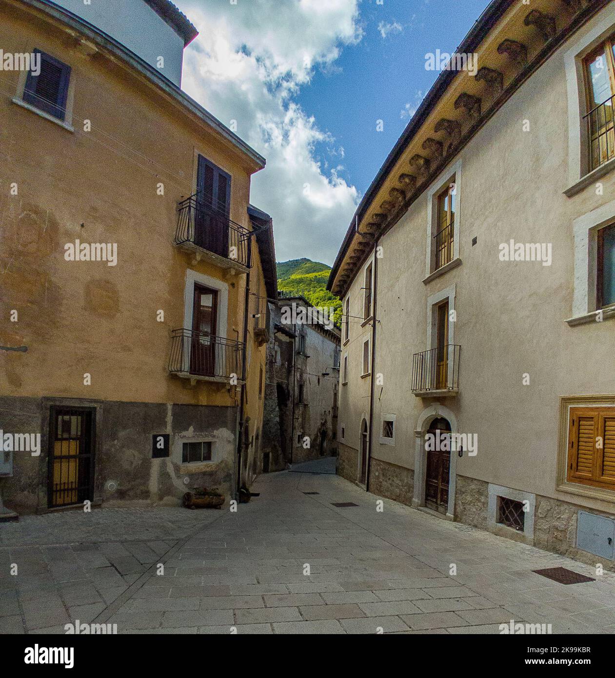 Italy heritage tourism in Abruzzo summer tour Stock Photo - Alamy