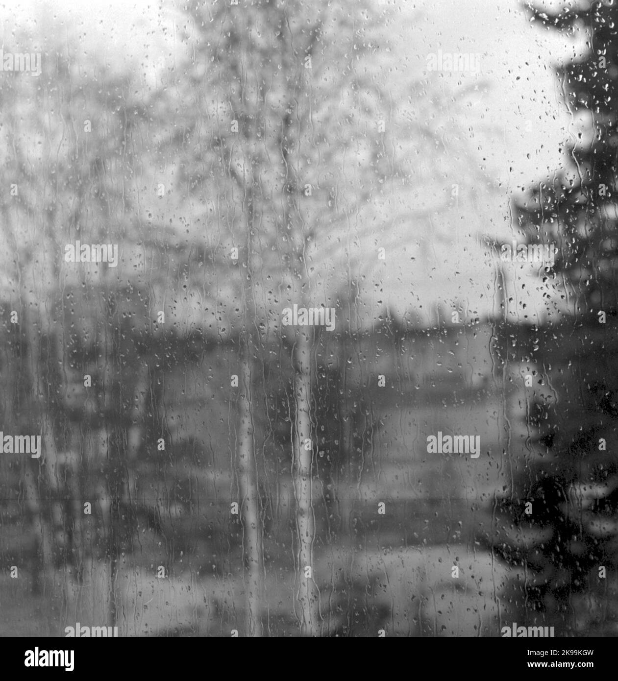 Rain on windows Stock Photo - Alamy