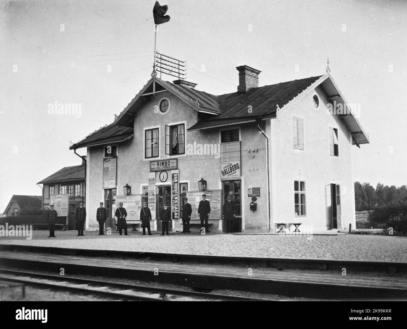 The station in Rimbo Stock Photo - Alamy