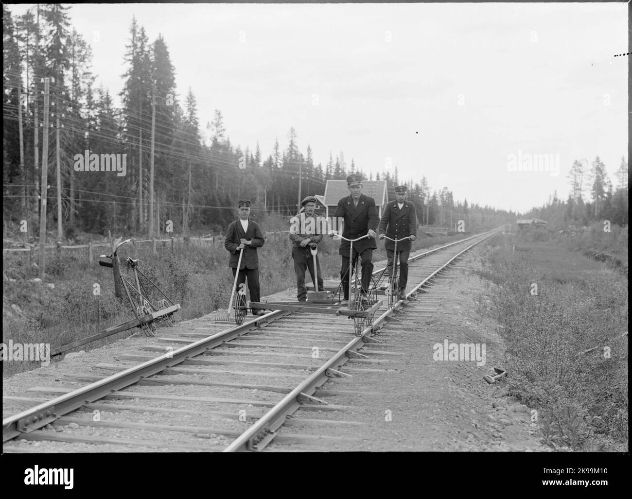 Track work team, state railways Stock Photo - Alamy
