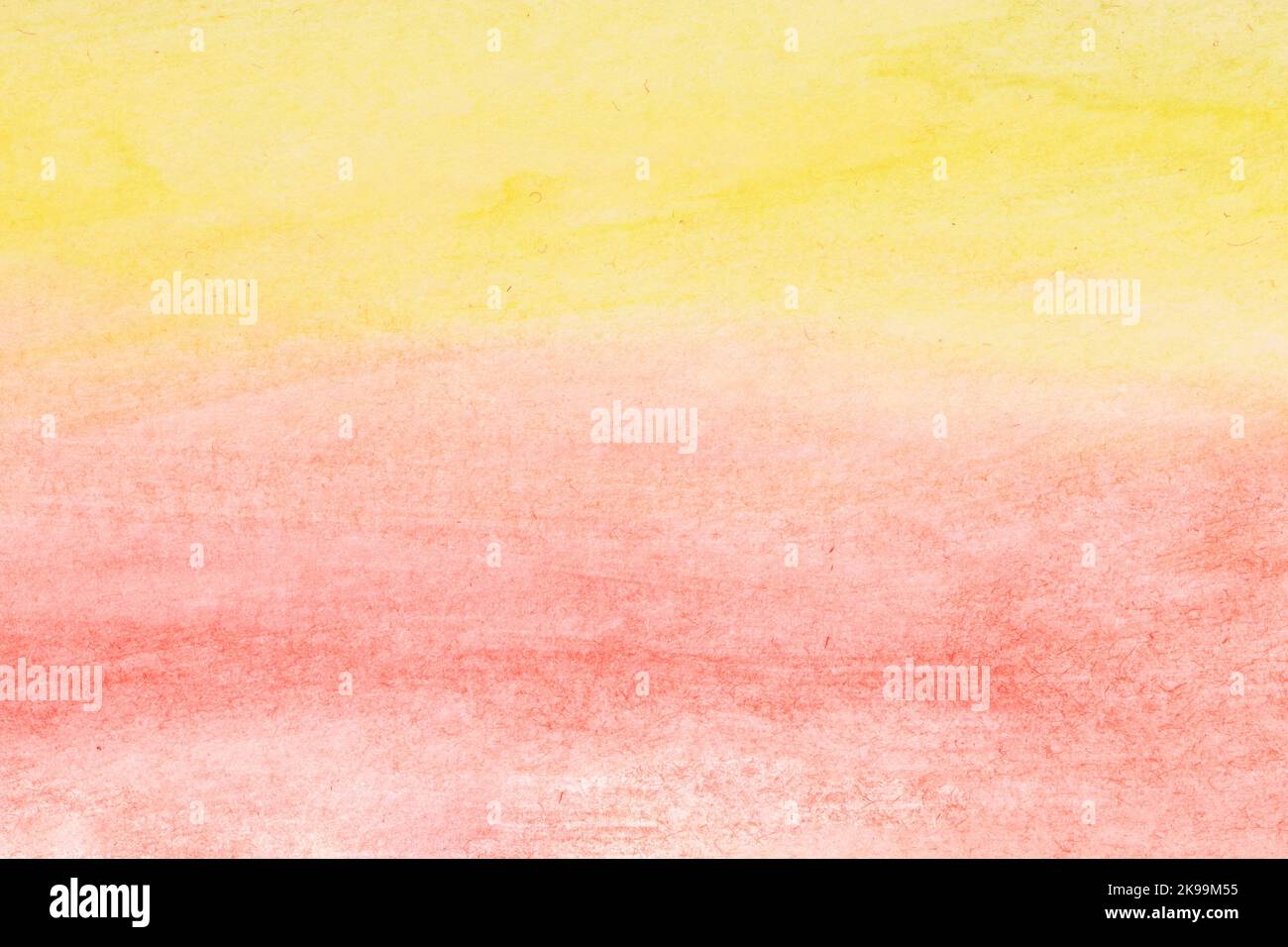 Yellow and peach pink watercolor gradient image. Abstract watercolour ...