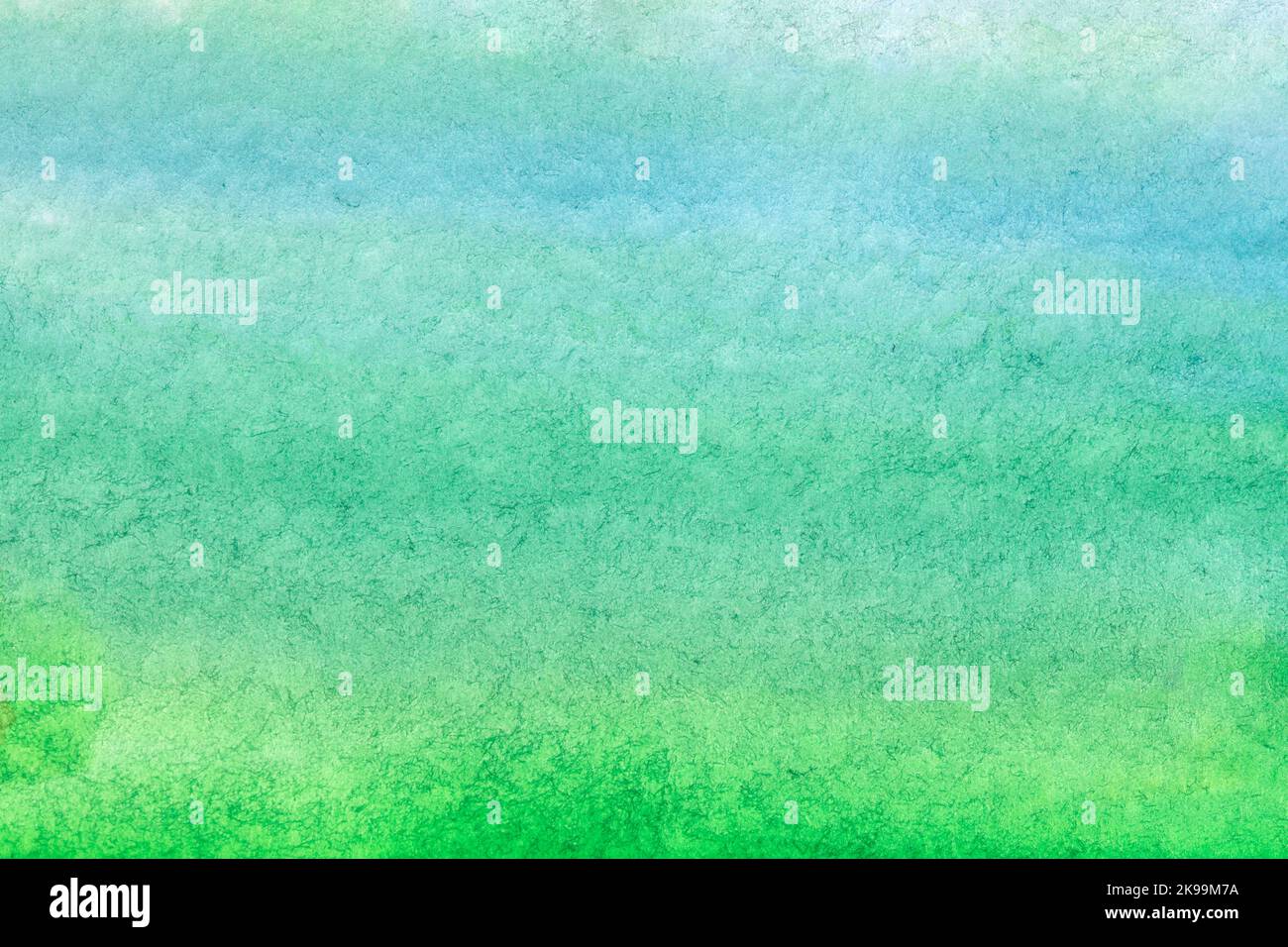 Blue and emerald green watercolor gradient image. Abstract watercolor ...