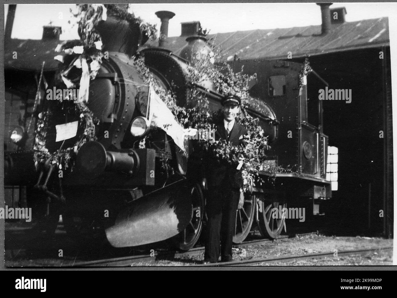 Malmö-Genarps Railway, MGJ. Jewish locomotive for the last trip Malmö ...