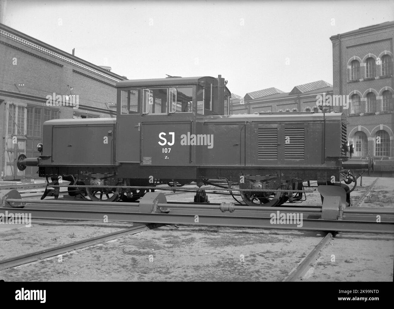 State Railways, SJ ZS 107. Delivery Photo at Kockums Mechanical ...