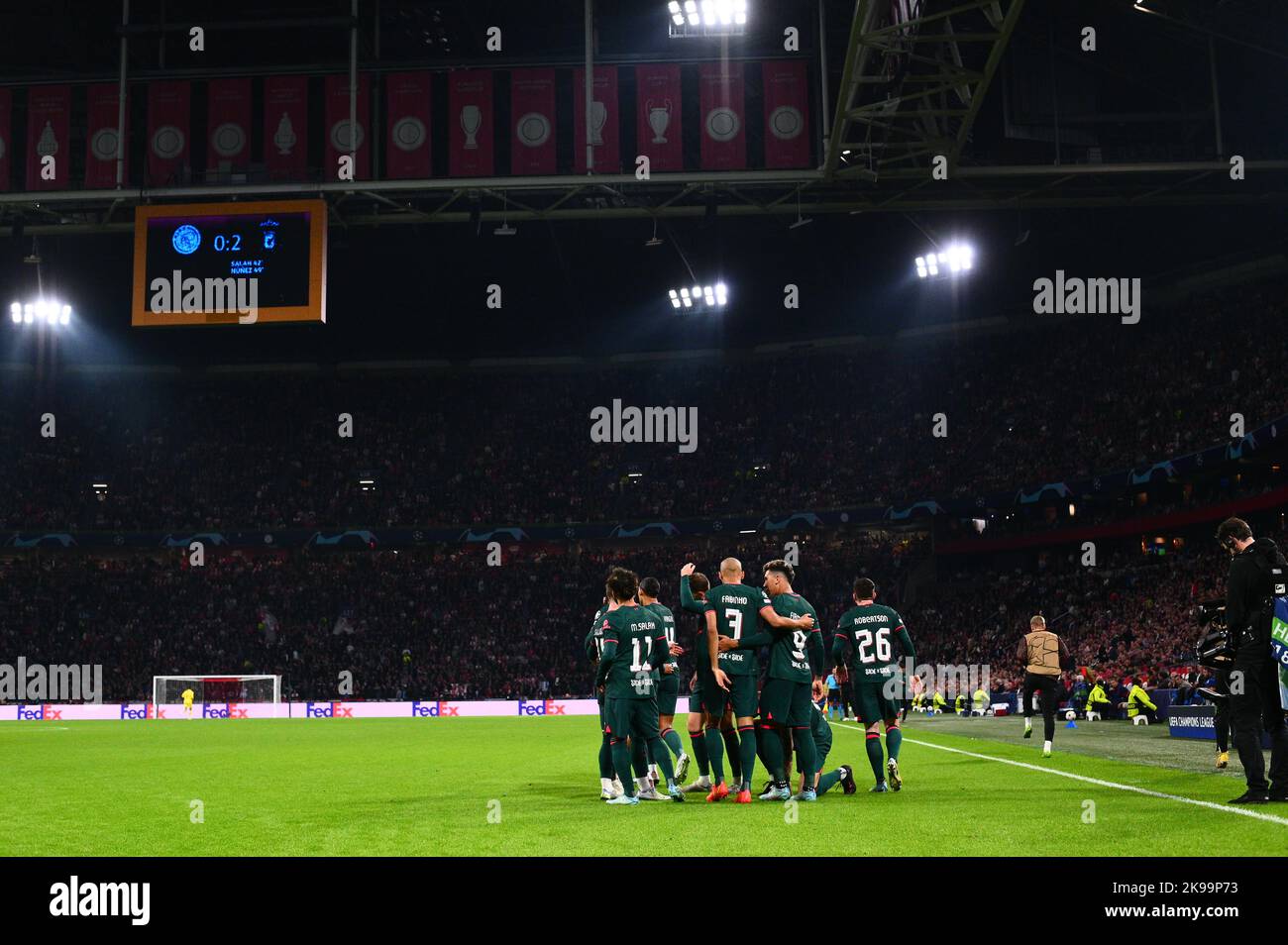 NETHERLANDS, AMSTERDAM - OCTOBER 26, 2022: UEFA Champions League match ...