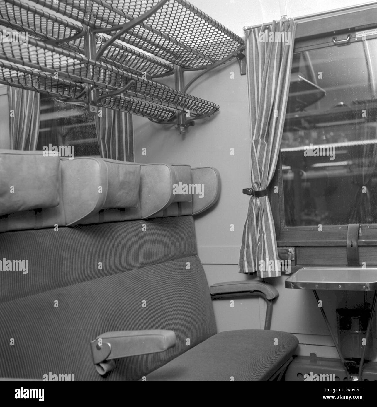 Interiors in, State Railways, SJ AO and BO wagons Stock Photo - Alamy