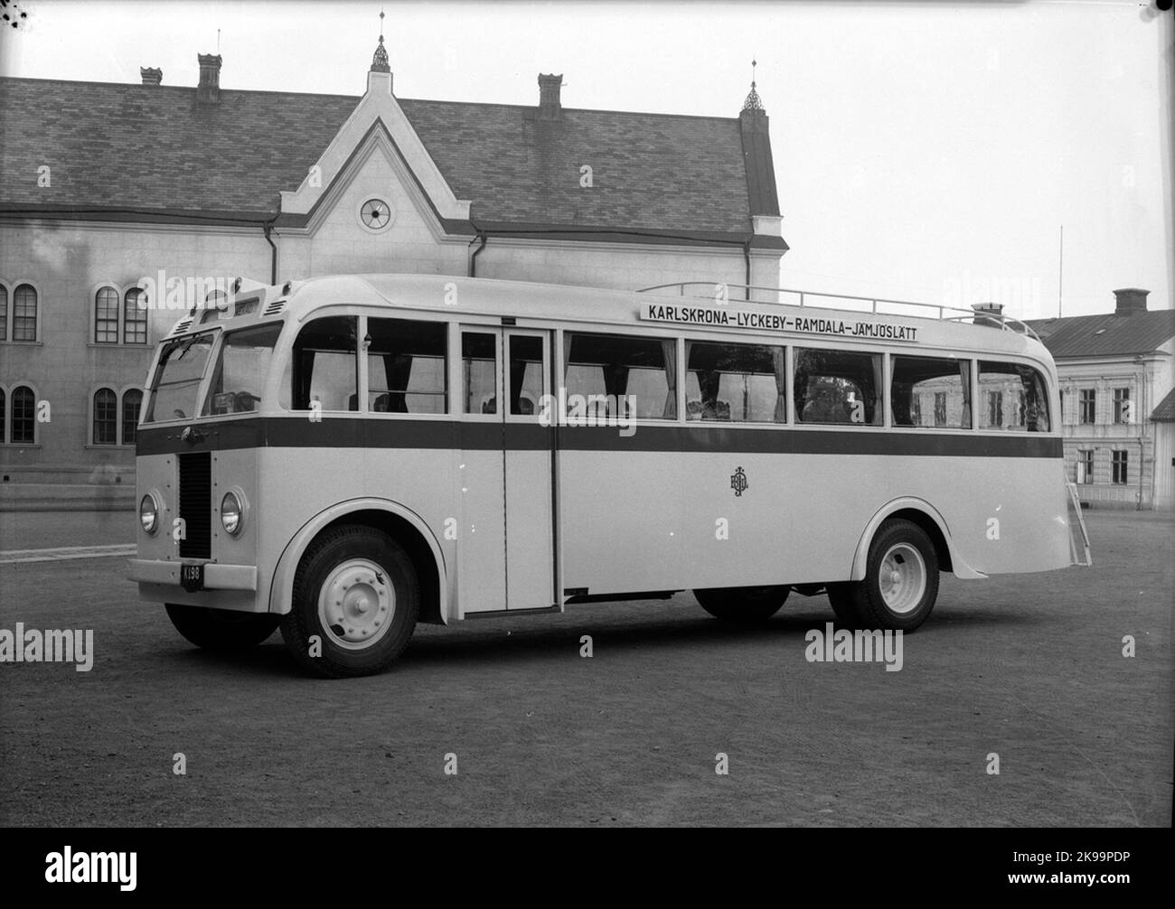 Scania bus for Öblj Stock Photo - Alamy