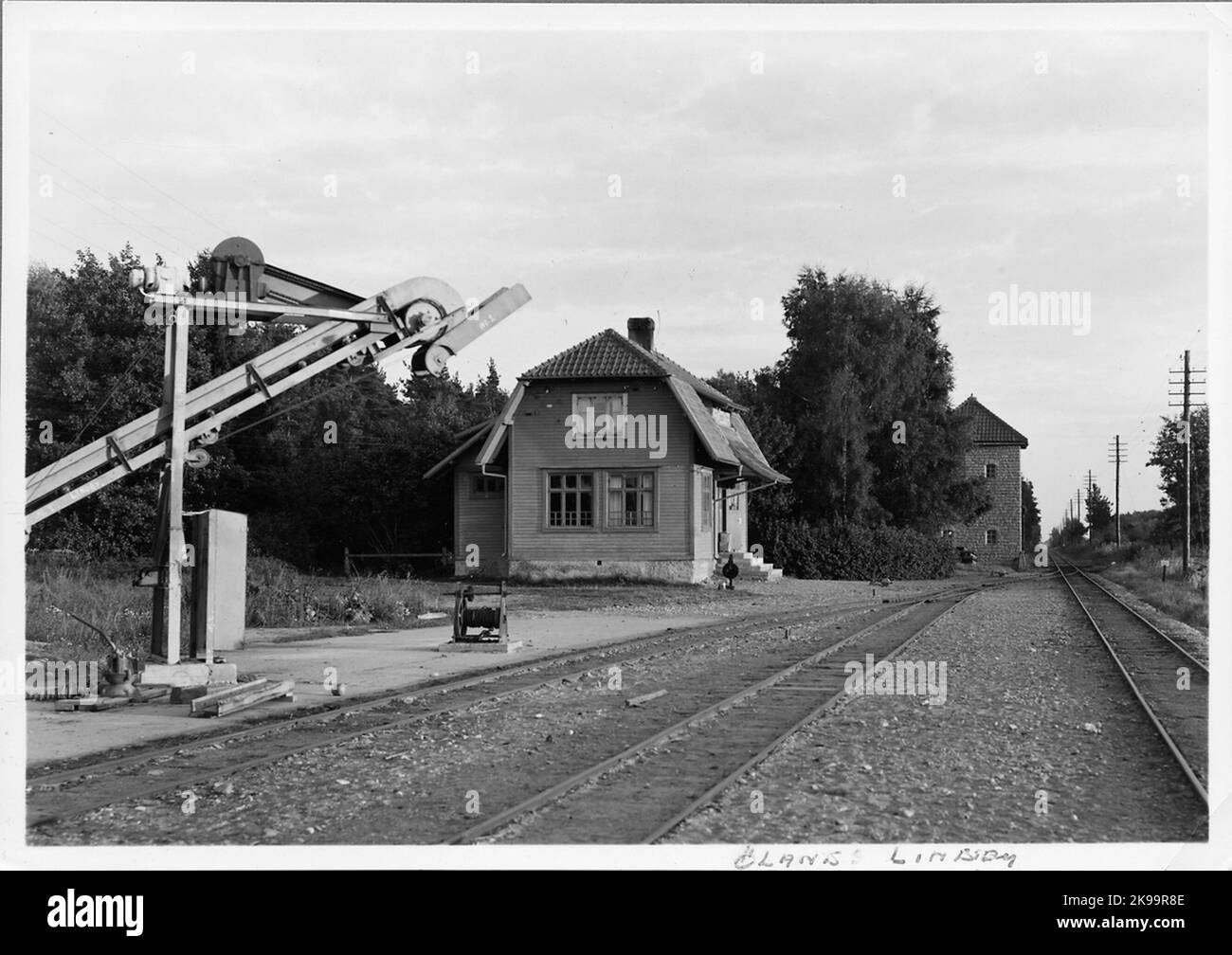 Ölands Lindby station Stock Photo - Alamy