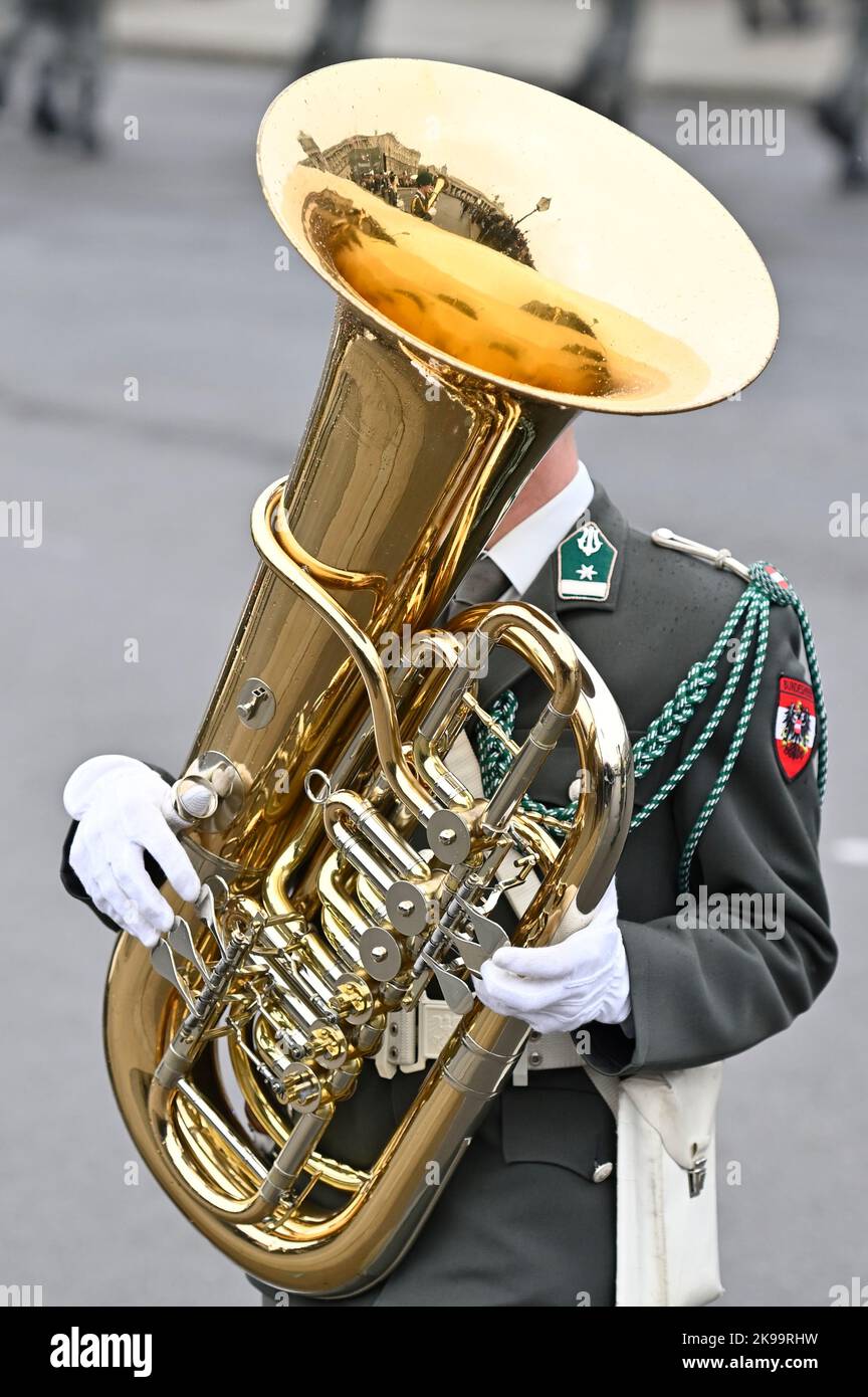 Vienna, Austria. 26th Oct 2022. Austrian national day 2022 in Vienna at ...