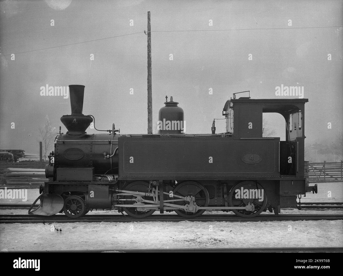 ULB LOK 4. DELIVERY PHOTO. The locomotive was manufactured by Nohab ...