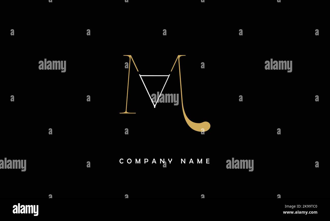 AM, MA Abstract Letters Logo Monogram Stock Vector Image & Art - Alamy