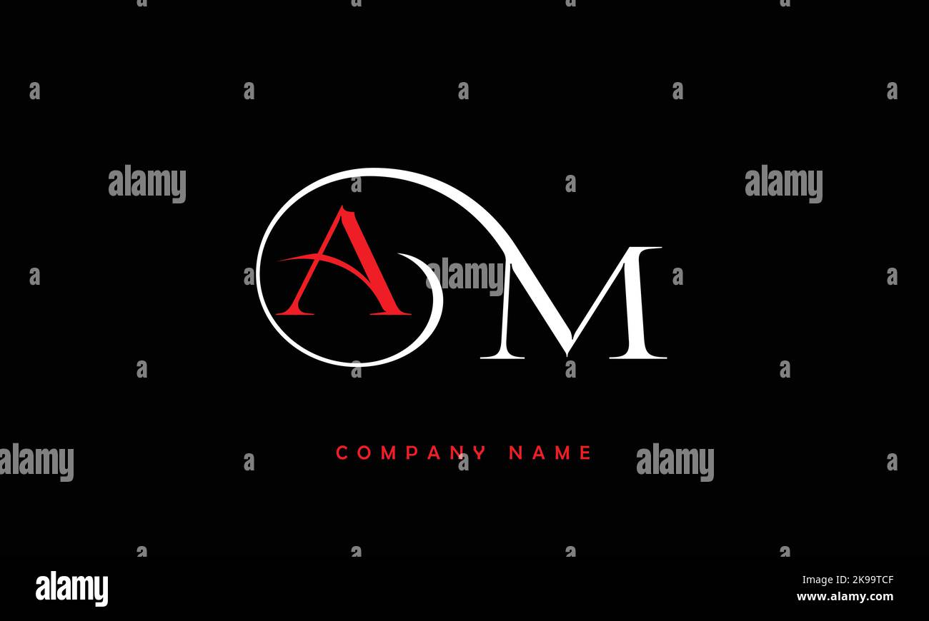 Am real estate initials logo hi-res stock photography and images - Alamy