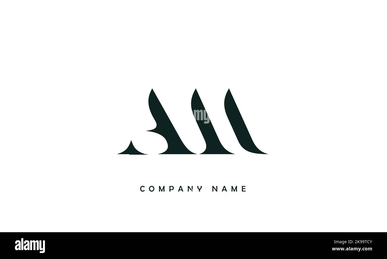 AM, MA Abstract Letters Logo Monogram Stock Vector Image & Art - Alamy