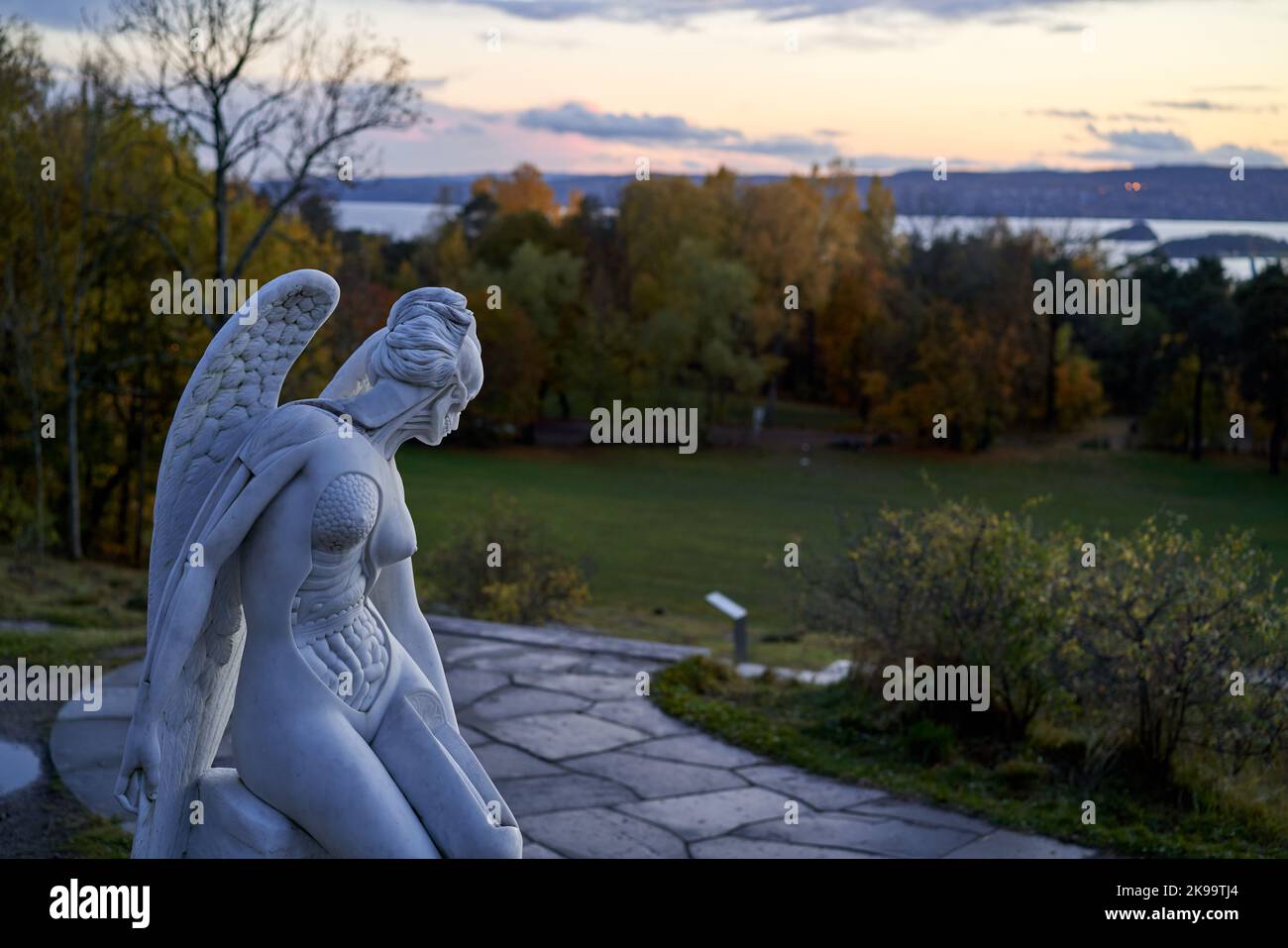 The anatomy of an Angel by Damien Hirst at Ekeberg Sculpture Park in ...
