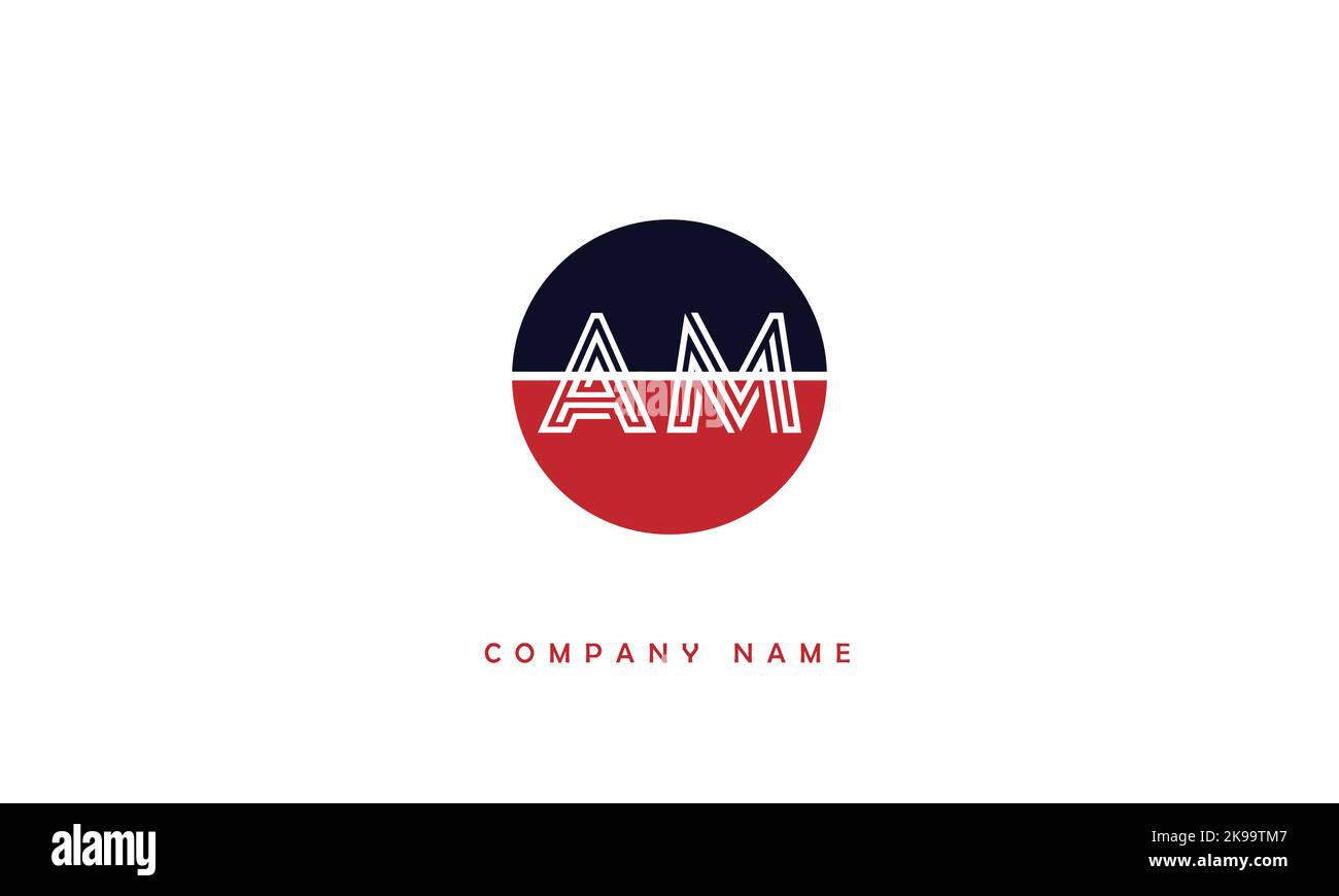 AM, MA Abstract Letters Logo Monogram Stock Vector Image & Art - Alamy