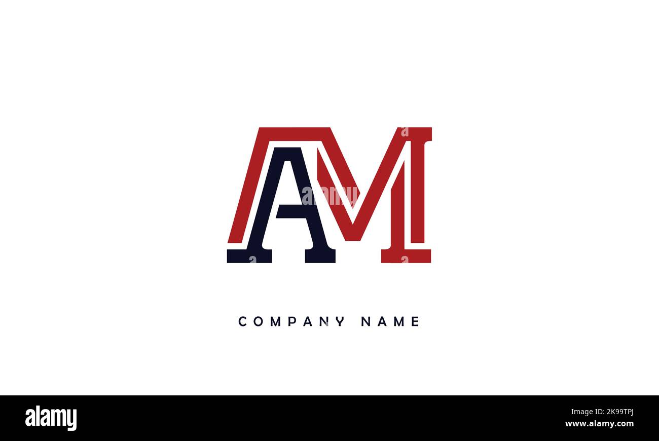 AM, MA Abstract Letters Logo Monogram Stock Vector Image & Art - Alamy
