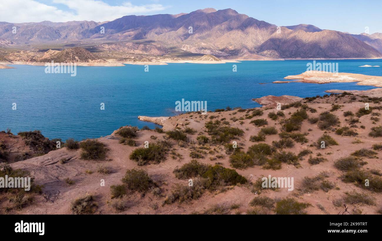 Potrerillos lake hi-res stock photography and images - Alamy
