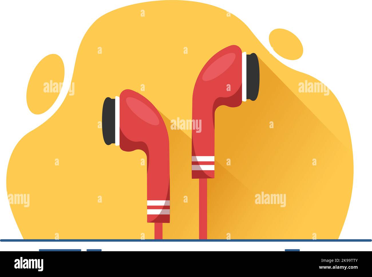 MP3 Player with Headphones, Headset and Phone of Music Listening ...