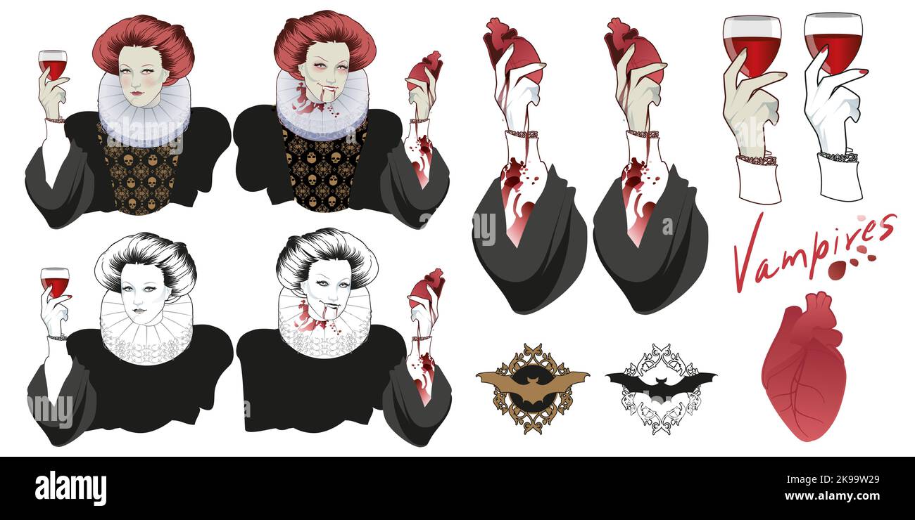 Blood countess Stock Vector Images - Alamy