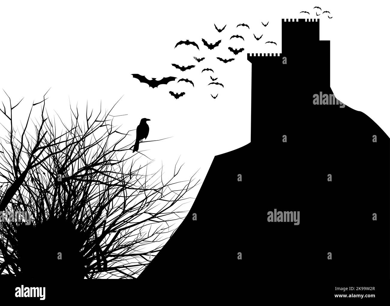 Ravens castle Stock Vector Images - Alamy