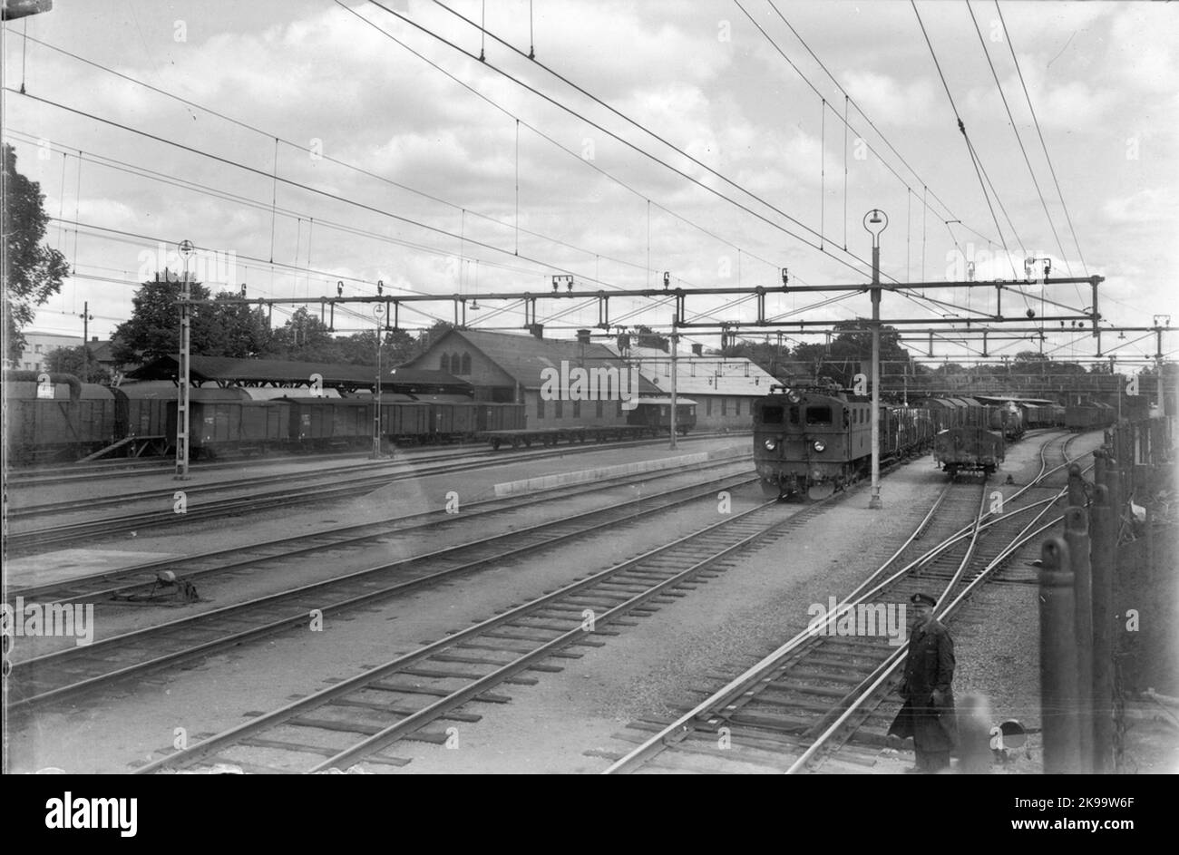 The State Railways, SJ Da Lok, at Växjö station Stock Photo - Alamy