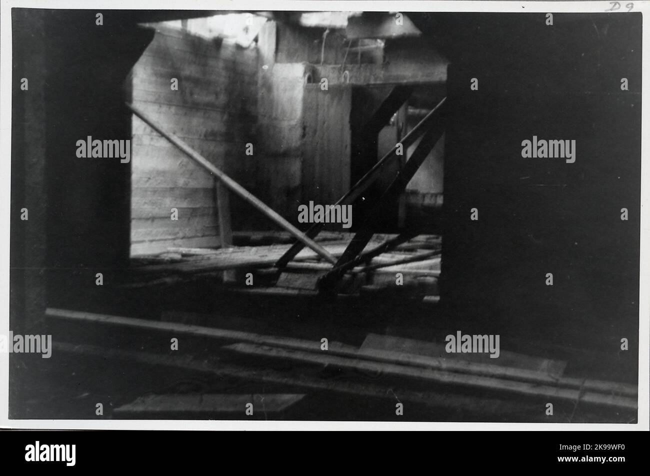 Interior under the building of a converter station in Eksund Stock ...