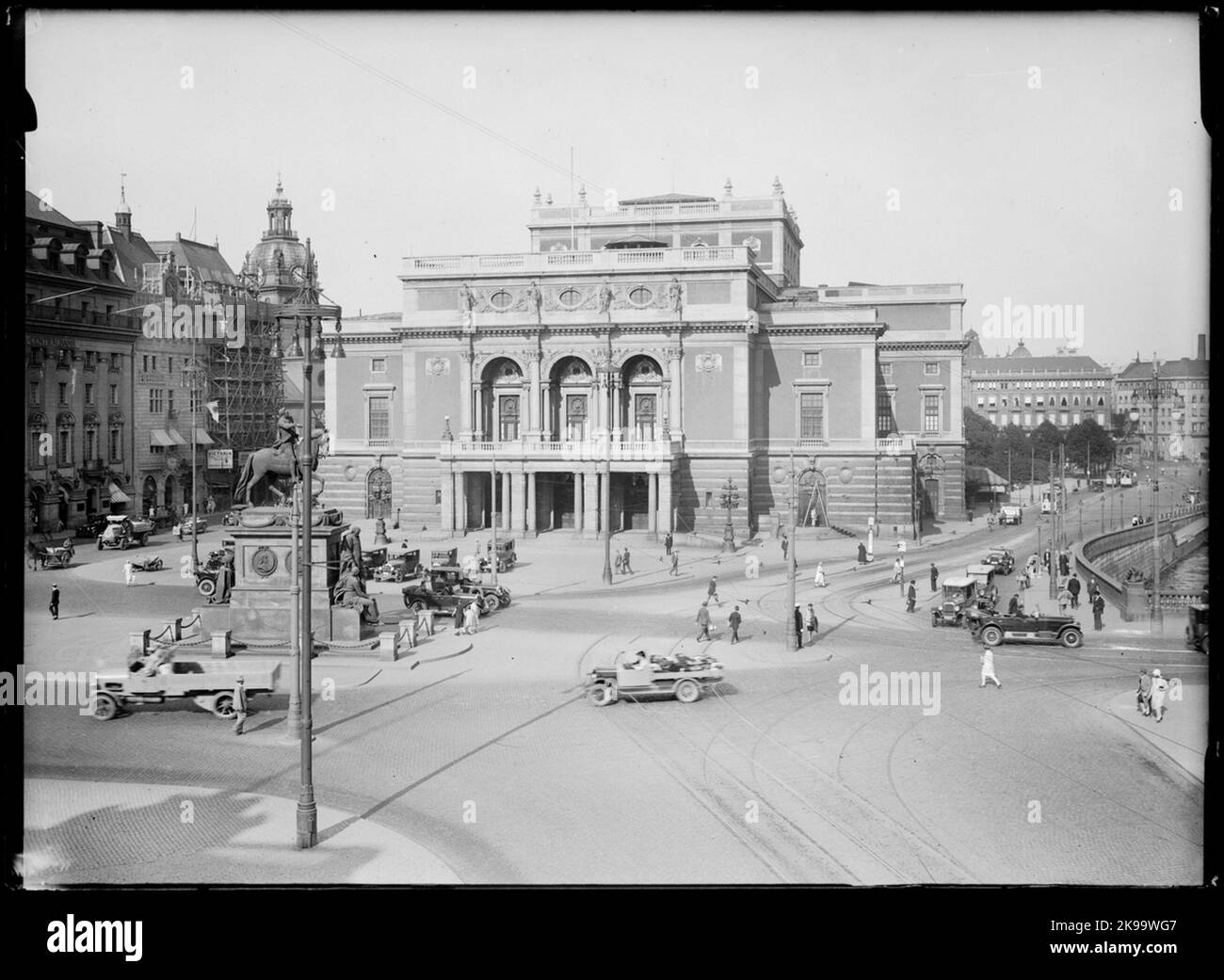 Stockholm gustav adolfs torg Black and White Stock Photos & Images - Alamy