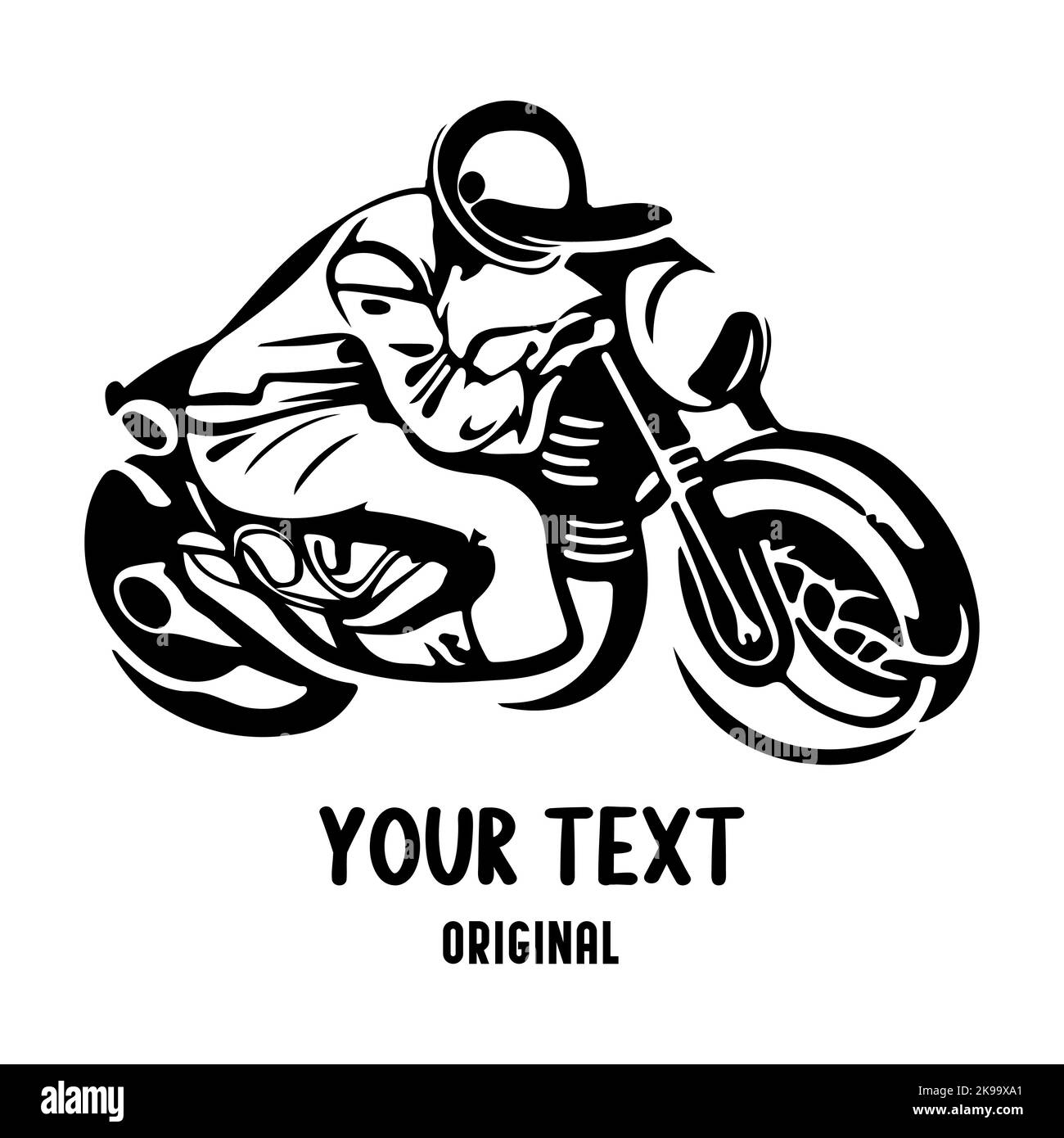 Motorcycle logo vector design. Great motorcycle logo. Motorcycle logo ...