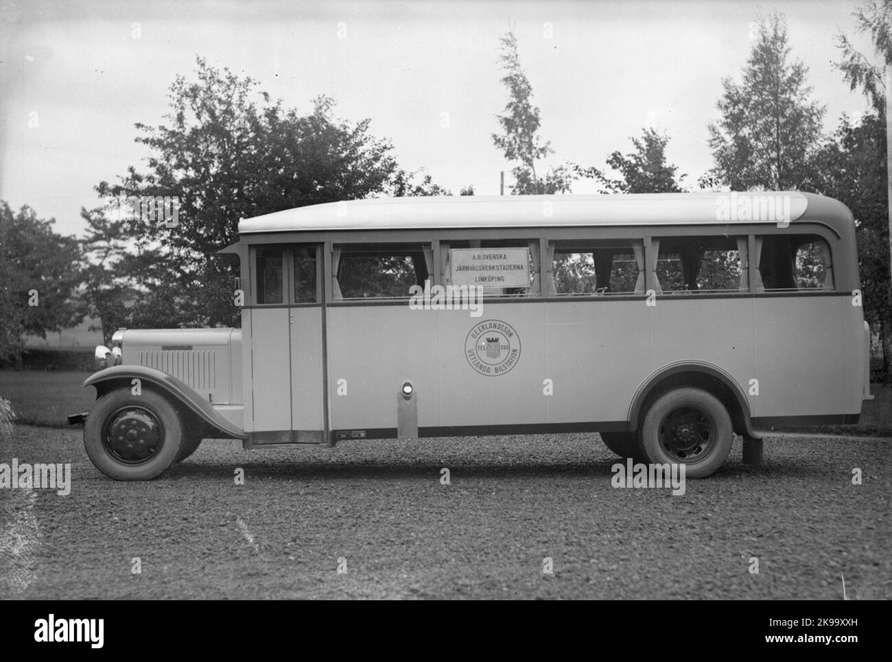 Volvo bus for O E Erlandsson, Vetlanda. The body made by the limited ...