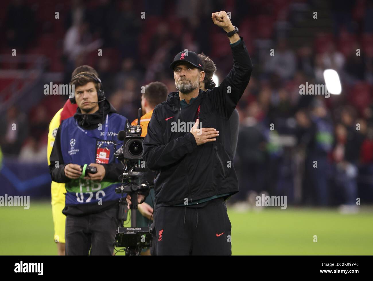 Amsterdam, Netherlands - October 26, 2022, Coach of Liverpool Jurgen ...
