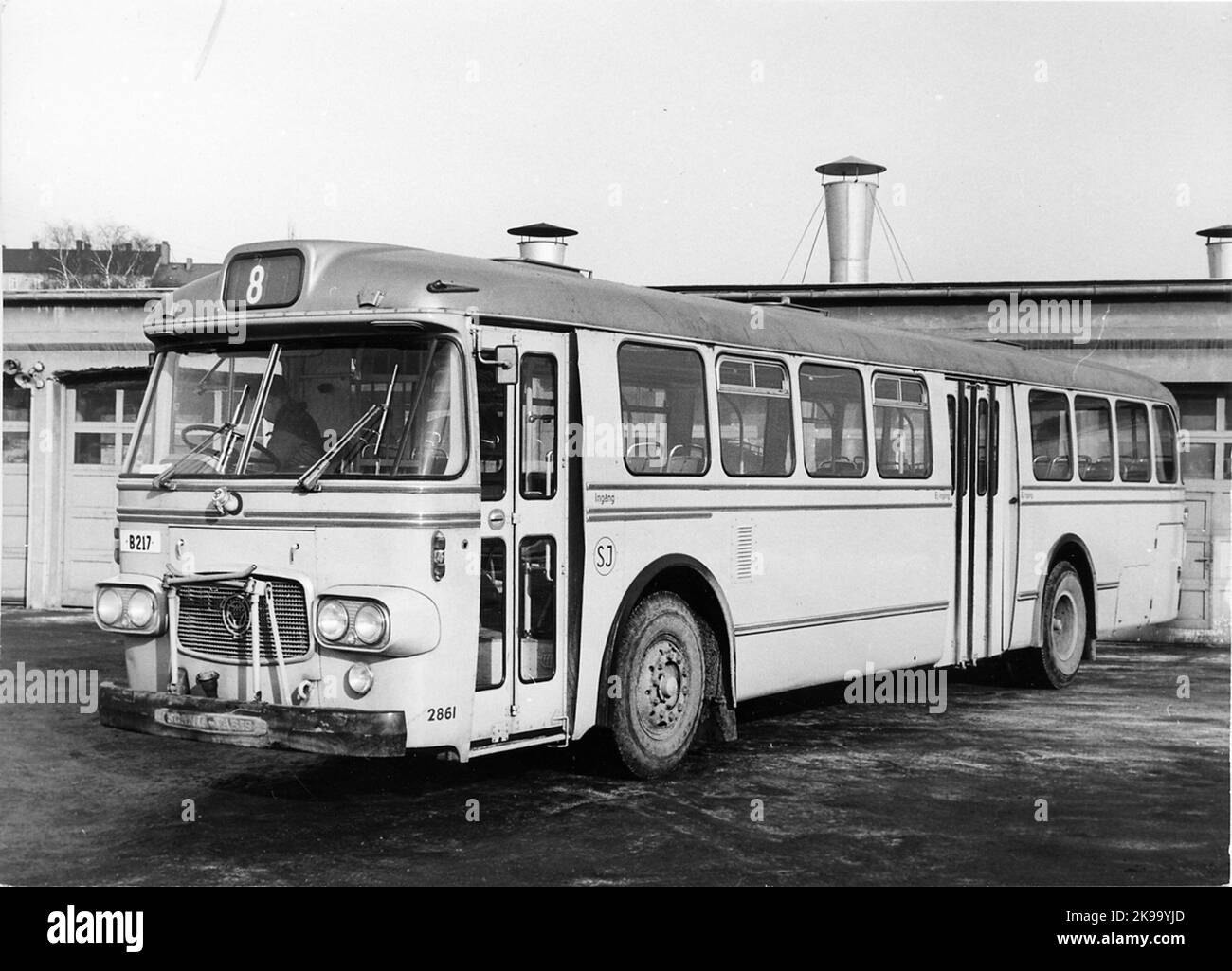 State Railways, SJ Bus 2861 Stock Photo - Alamy