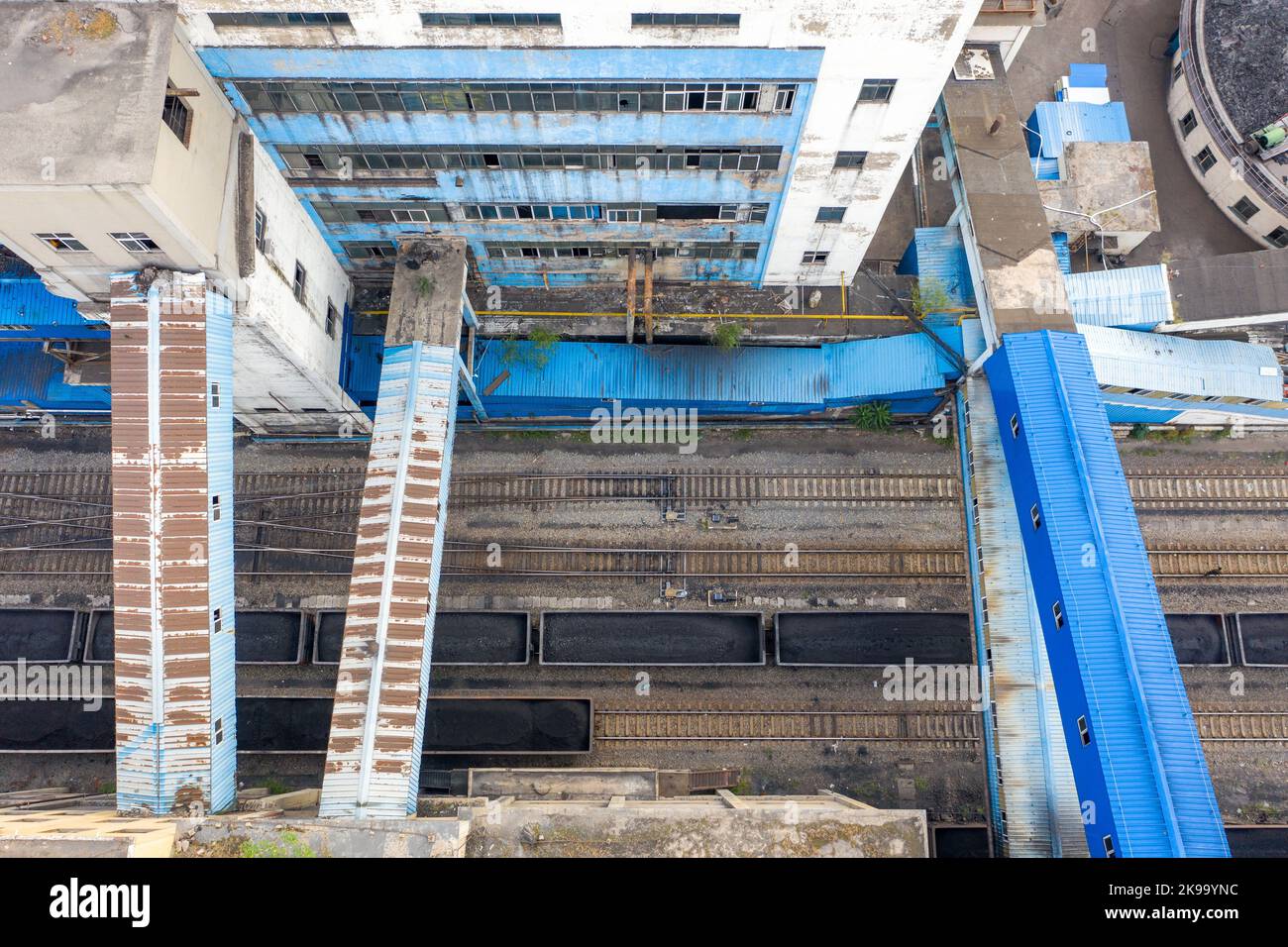 Aerial photos show a resource-based city known as the "coal city" in ...