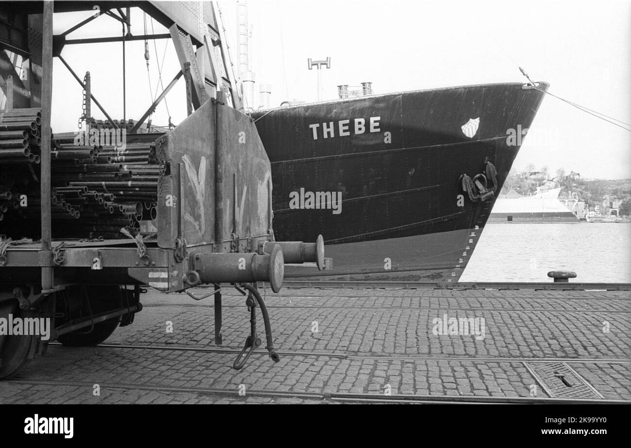 The ship "Thebe Stock Photo - Alamy