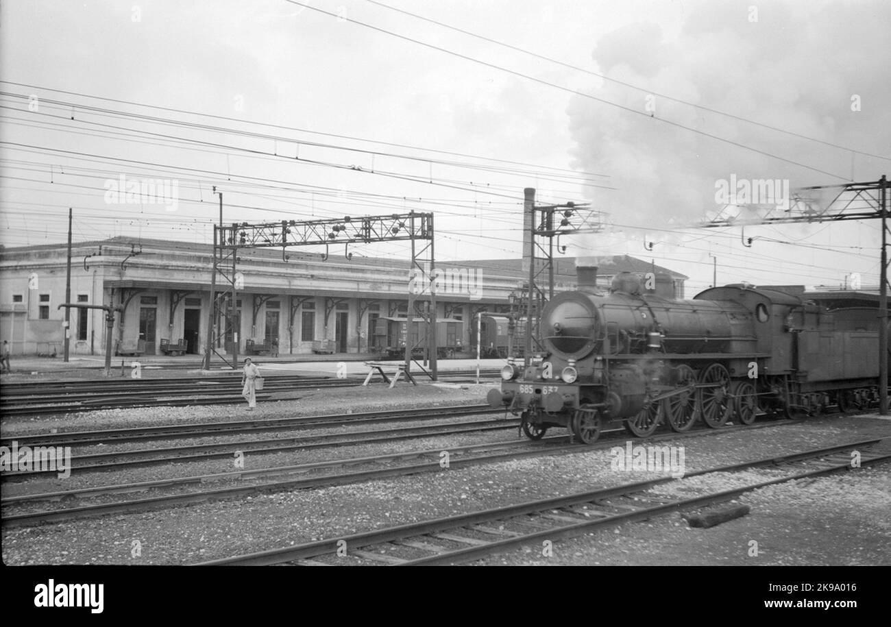 Italian railway museum Black and White Stock Photos & Images - Alamy
