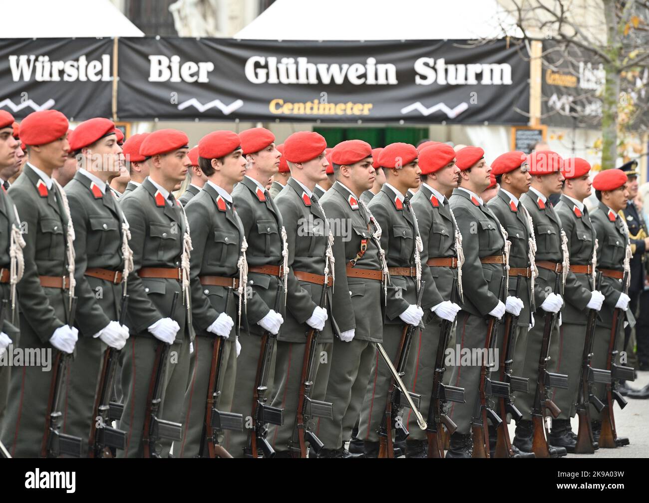 Vienna, Austria. 26th Oct 2022. Austrian national day 2022 in Vienna at ...