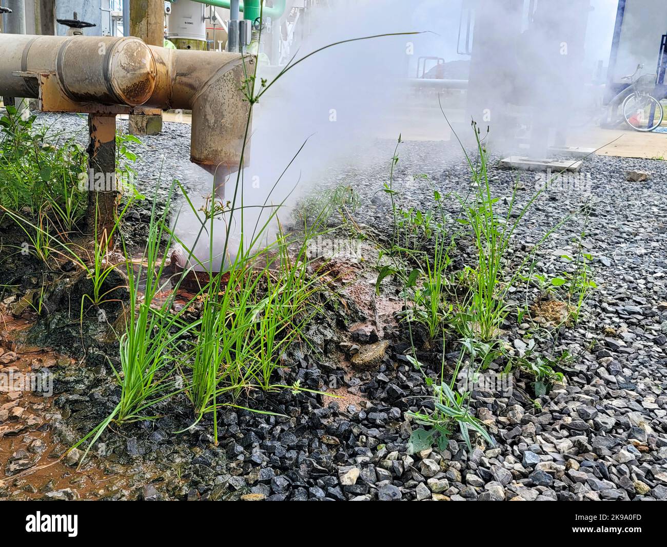 Steam discharge pipe hi-res stock photography and images - Alamy