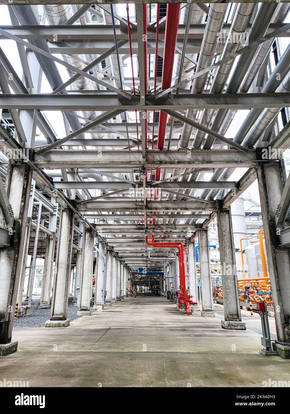 PIPE LINE AND STRUCTURE Stock Photo - Alamy