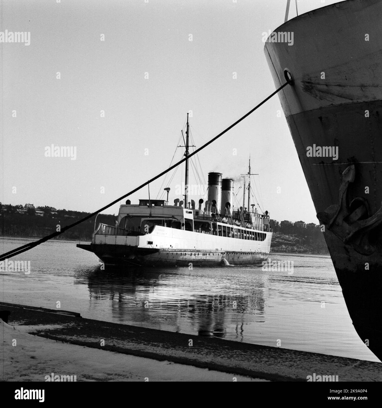 The train ferry S/S Starke, Trelleborg. Built in 1931 by Deutsche Werke ...