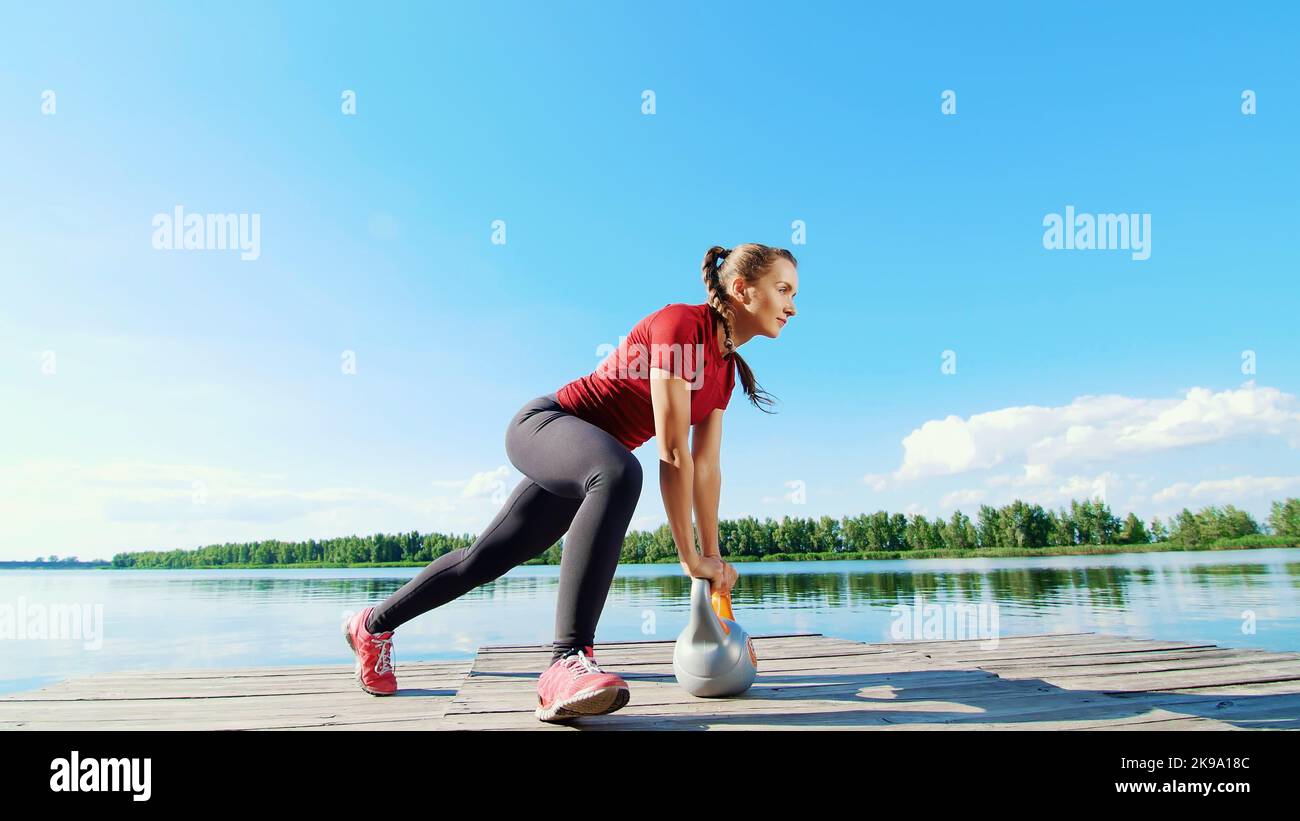 Different exercises hi-res stock photography and images - Alamy