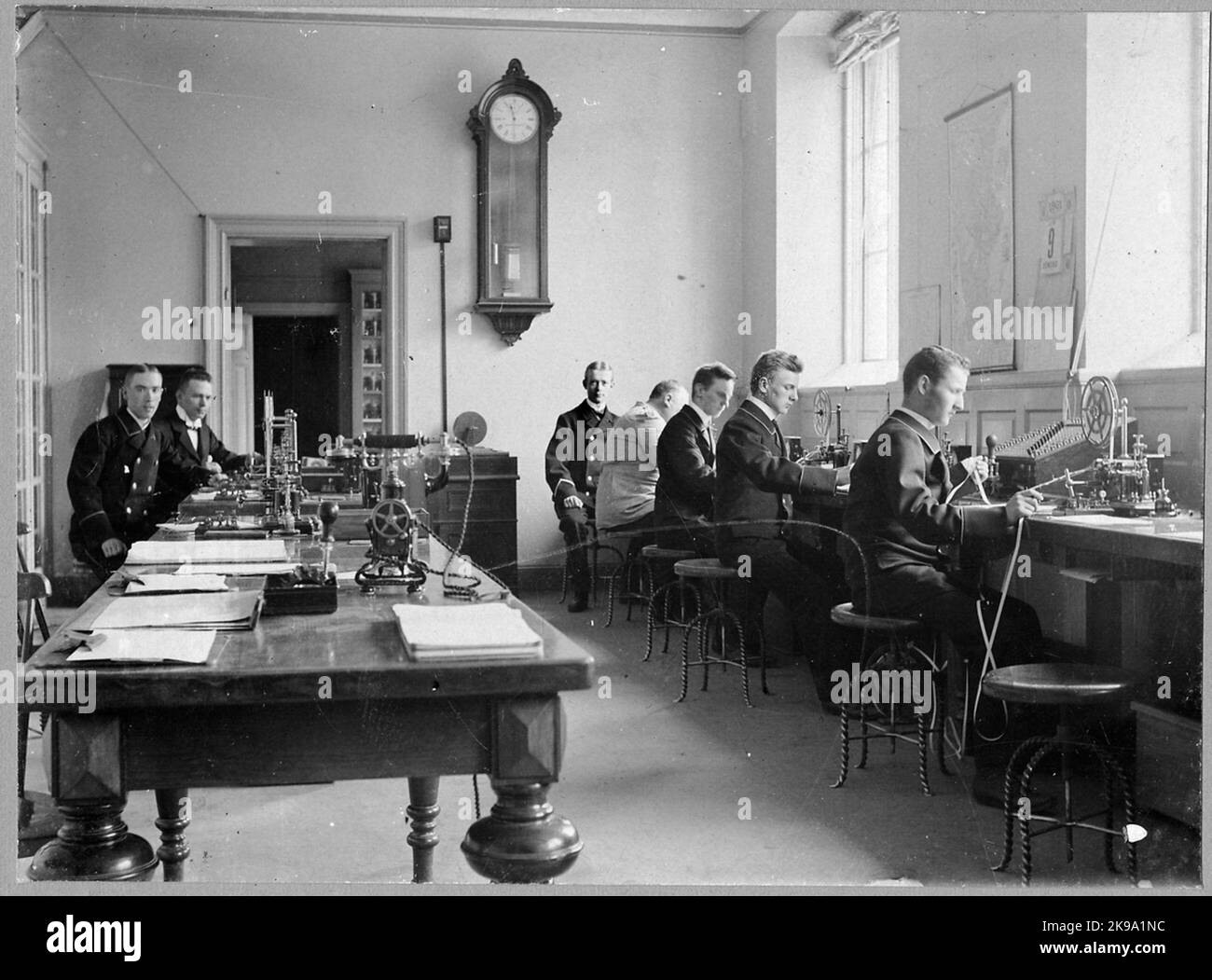 Telegraph at Stockholm Central Station Stock Photo - Alamy