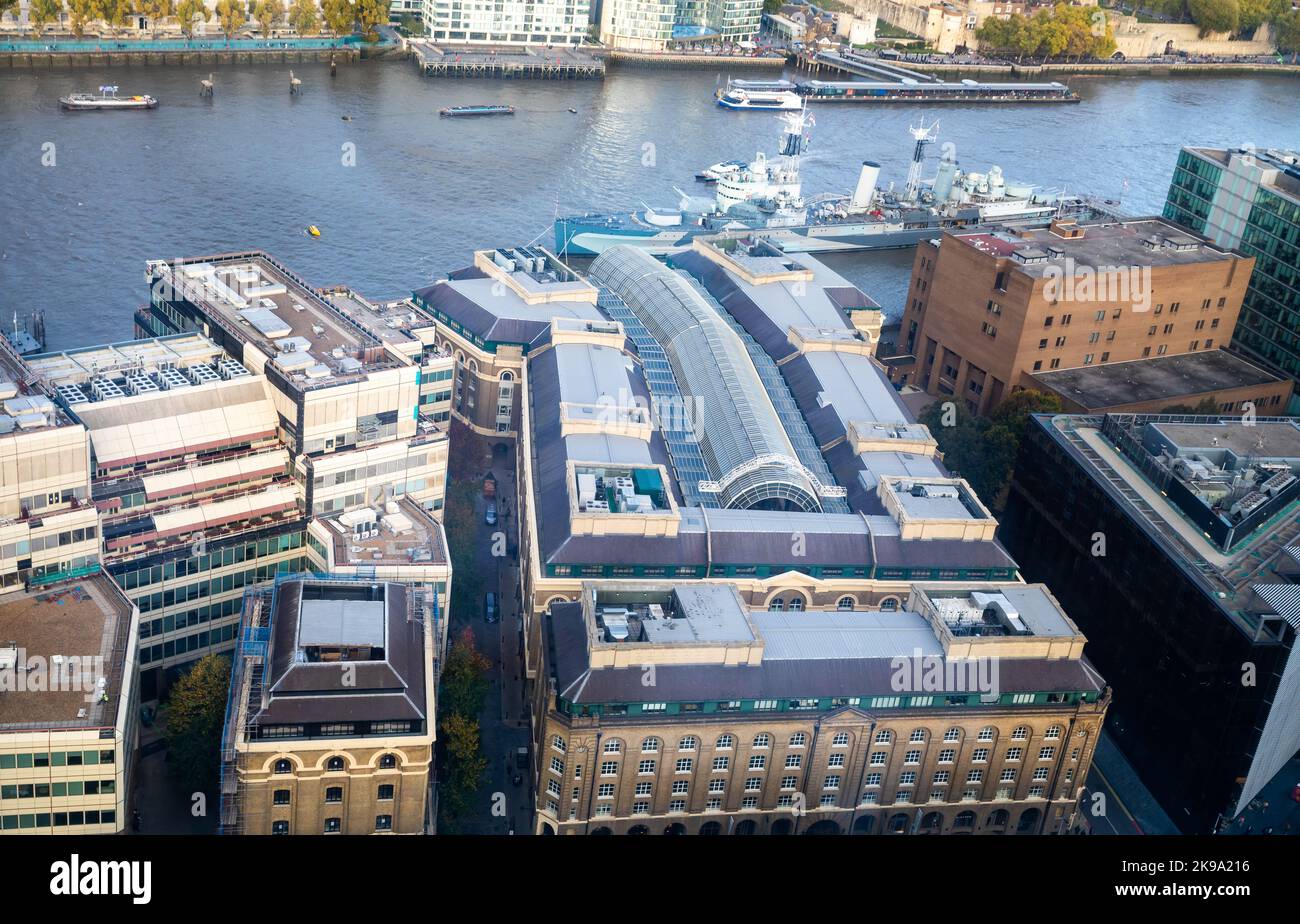 A view over London from The Shard Building in London, UK Stock Photo ...