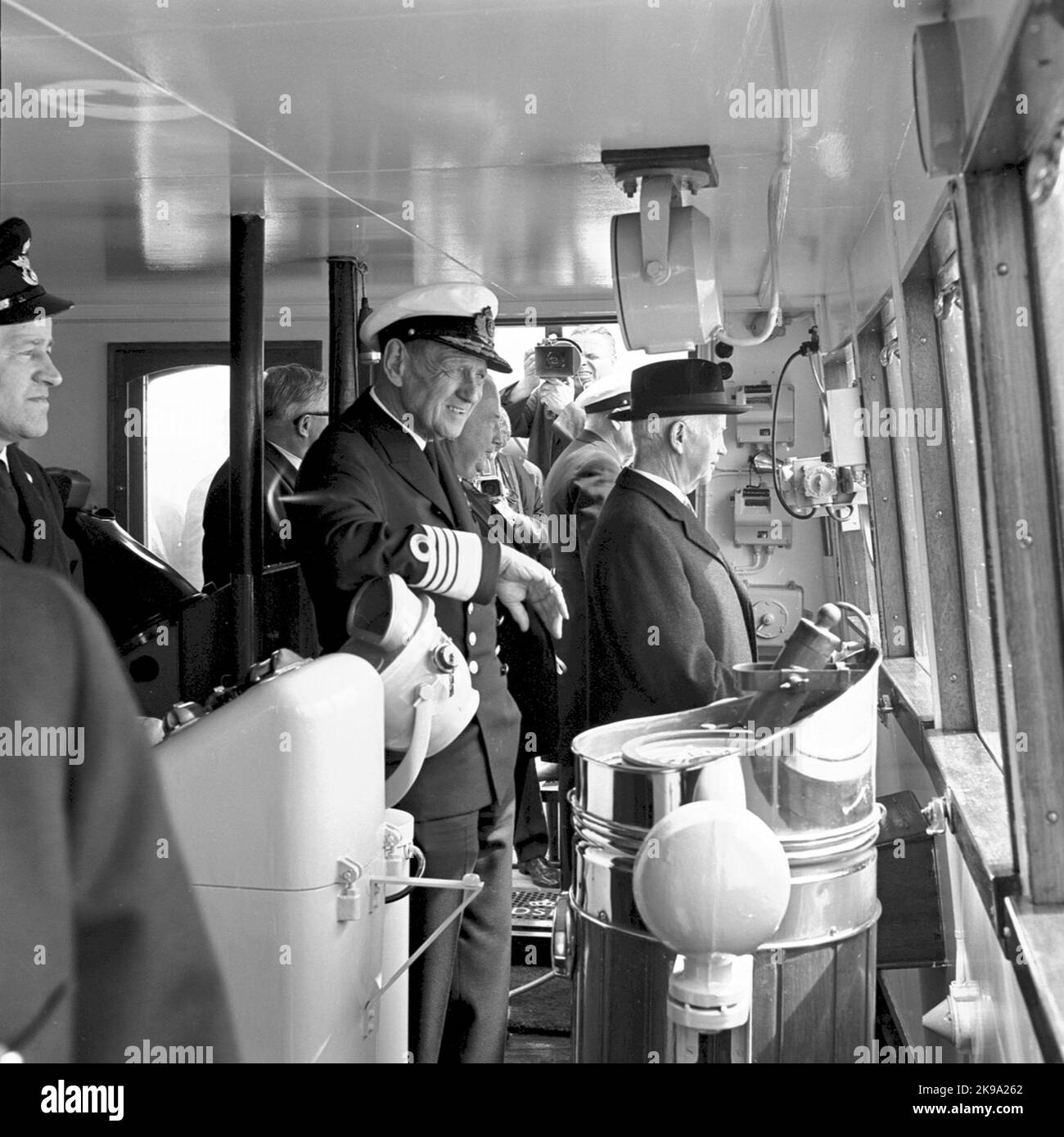 Inauguration of the "Bird Road Line" between Rodbyhavn, Lolland ...