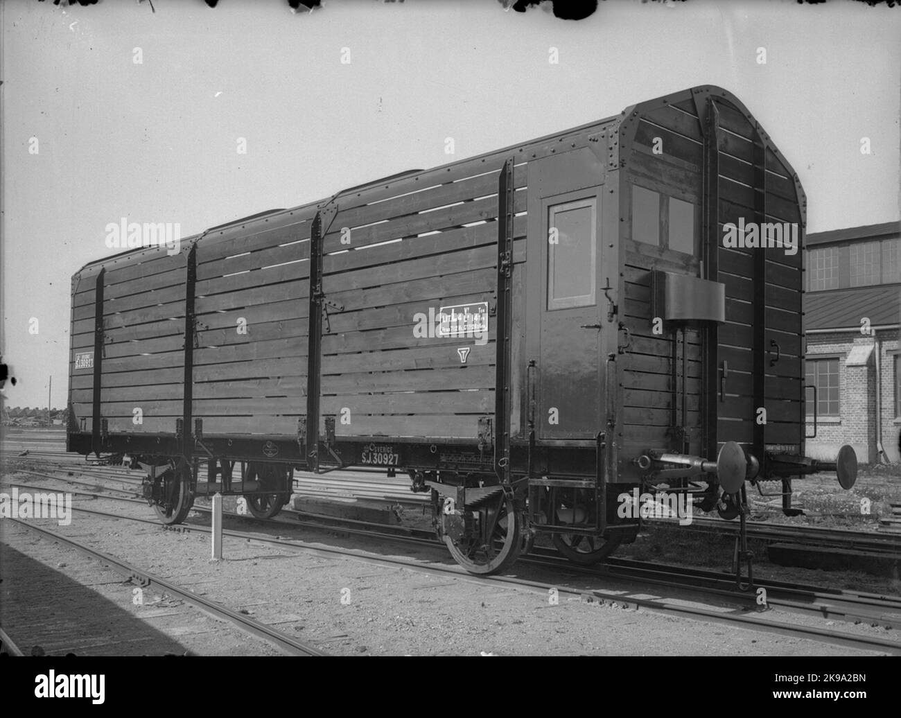 State Railways, SJ freight wagon L4 30927 Stock Photo - Alamy