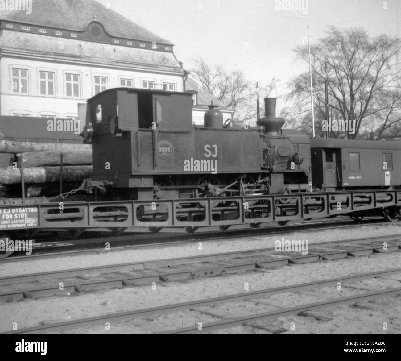 State Railways, SJ S10P 3005 "Bergsjökoa". Former Northern Hälsingsland ...