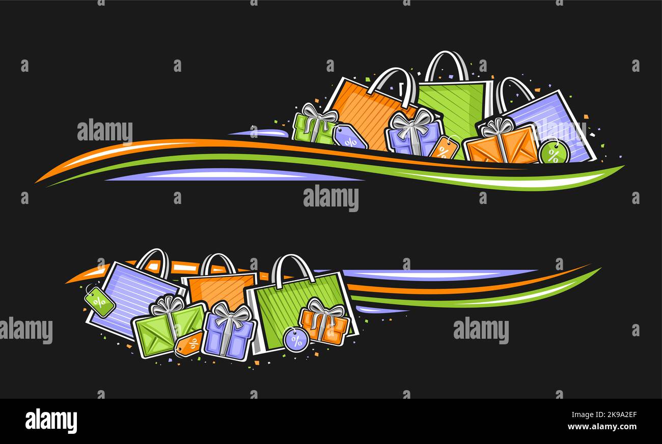 Vector border for Black Friday sale with blank copyspace for ...