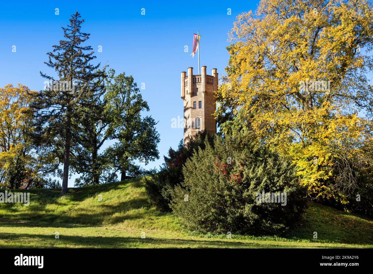 Empírový zámak a park, Čechy pod Kosířem, Morava, Česká republika ...