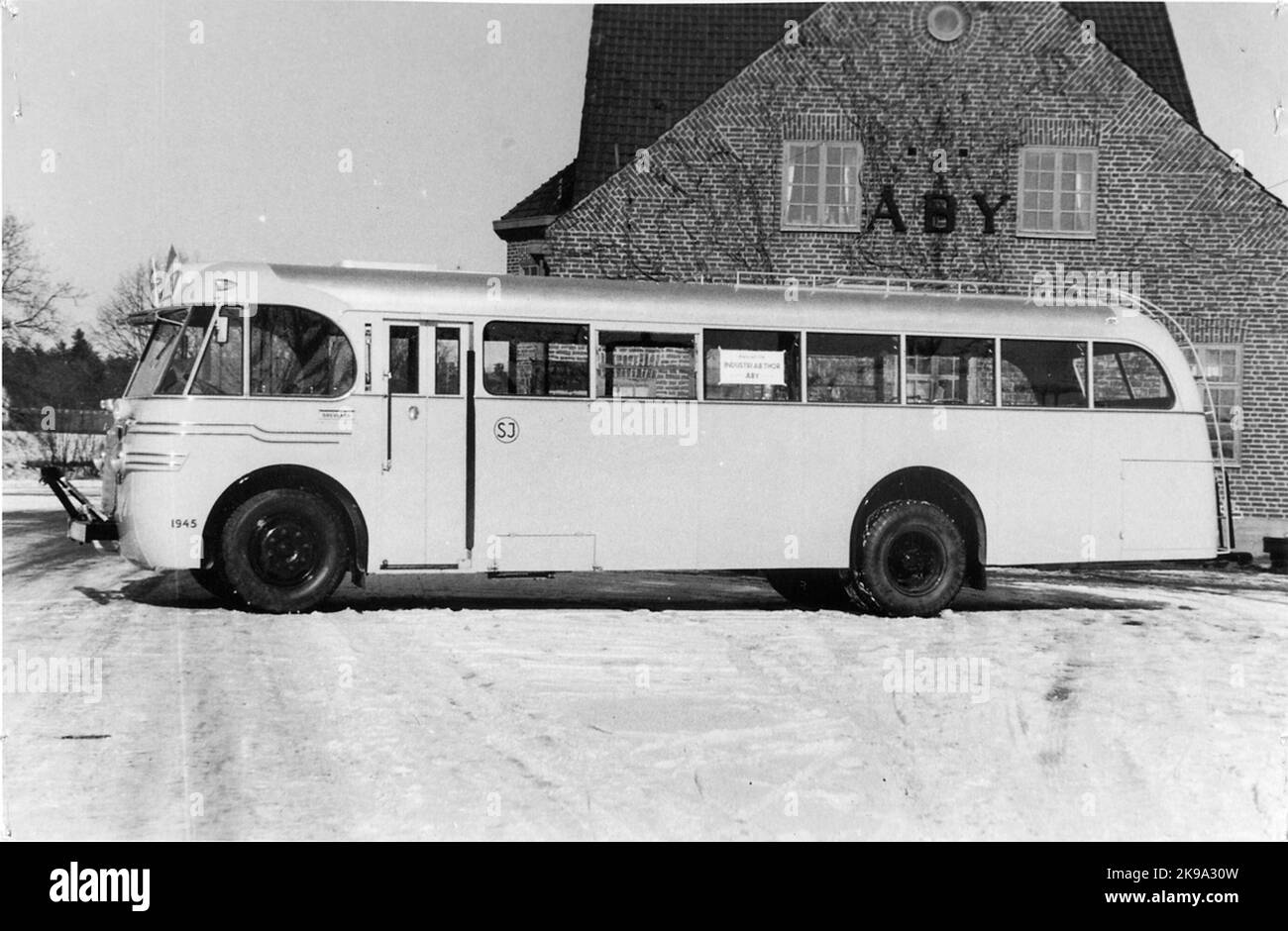 State Railways, SJ Bus 1945 Stock Photo - Alamy