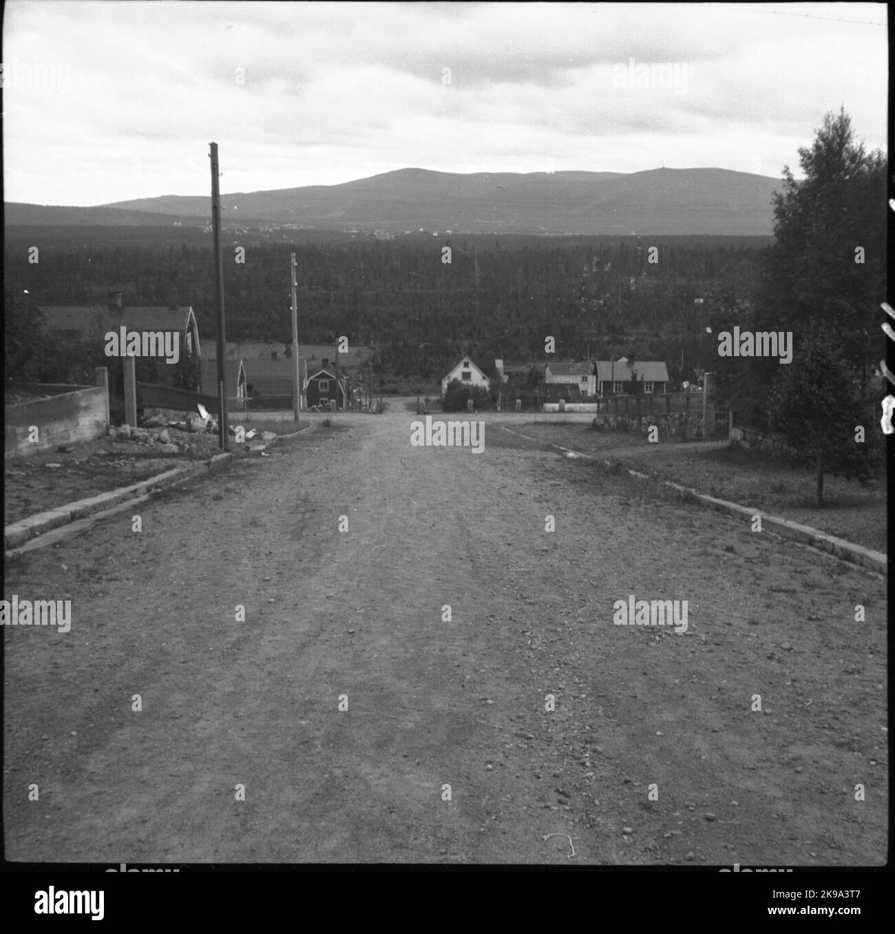 Malmberget. View of Gällivare and Dundret Stock Photo - Alamy
