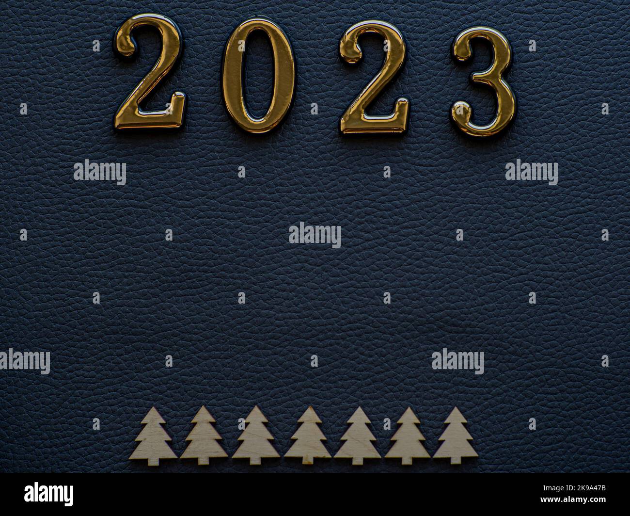 2023 on the black background Stock Photo - Alamy